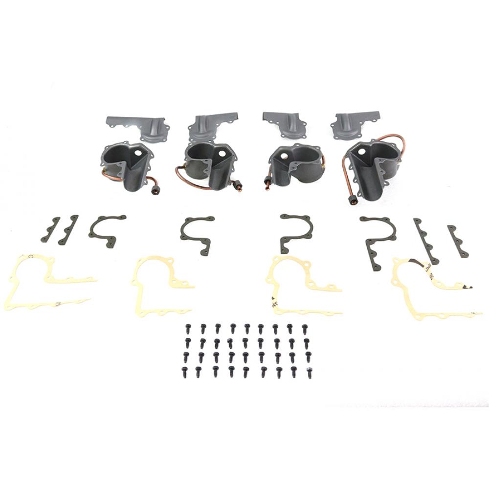 V-Twin Knucklehead Rocker Tin Kit Parkerized 49-0712 | Vital V-Twin Cycles