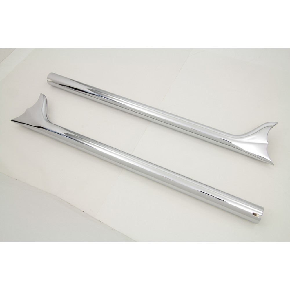 Straight 30" Fishtail Extension Set 30-0893 | Vital V-Twin Cycles