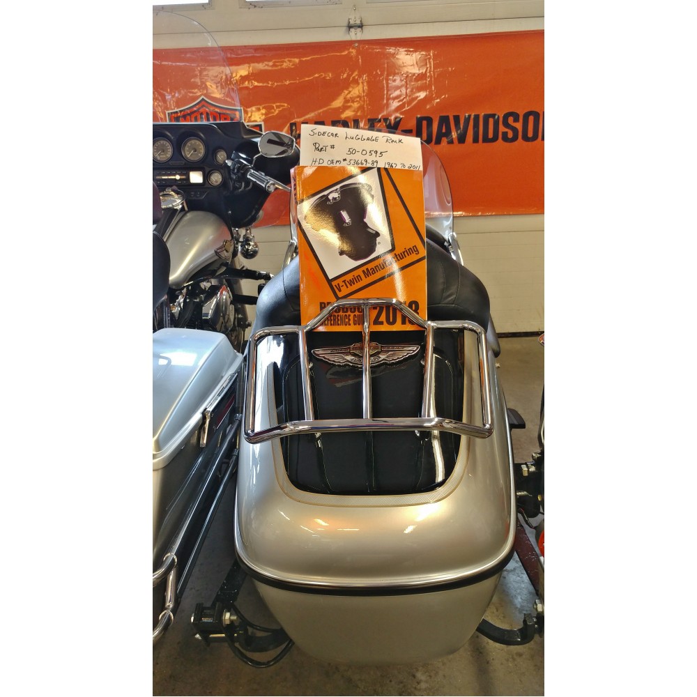 Premium Side Car Luggage Rack 50-0595 | Vital V-Twin Cycles